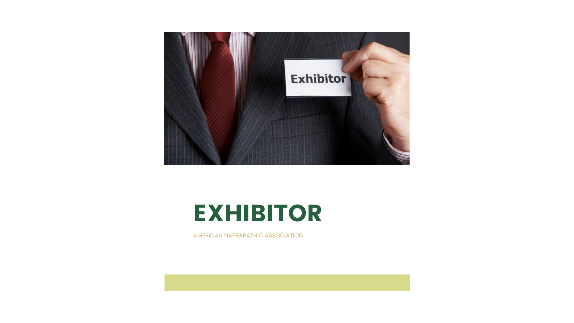 Exhibitors – Welcome